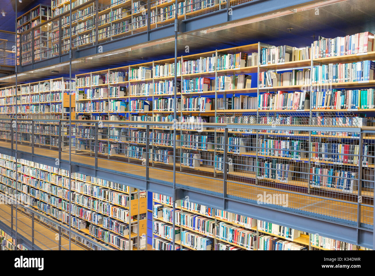 DELFT, THE NETHERLANDS - AUGUST 19, 2017: Library Technical University ...