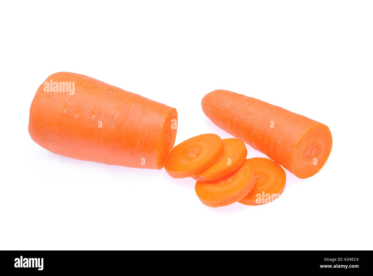 Carrot isolated on white Stock Photo - Alamy