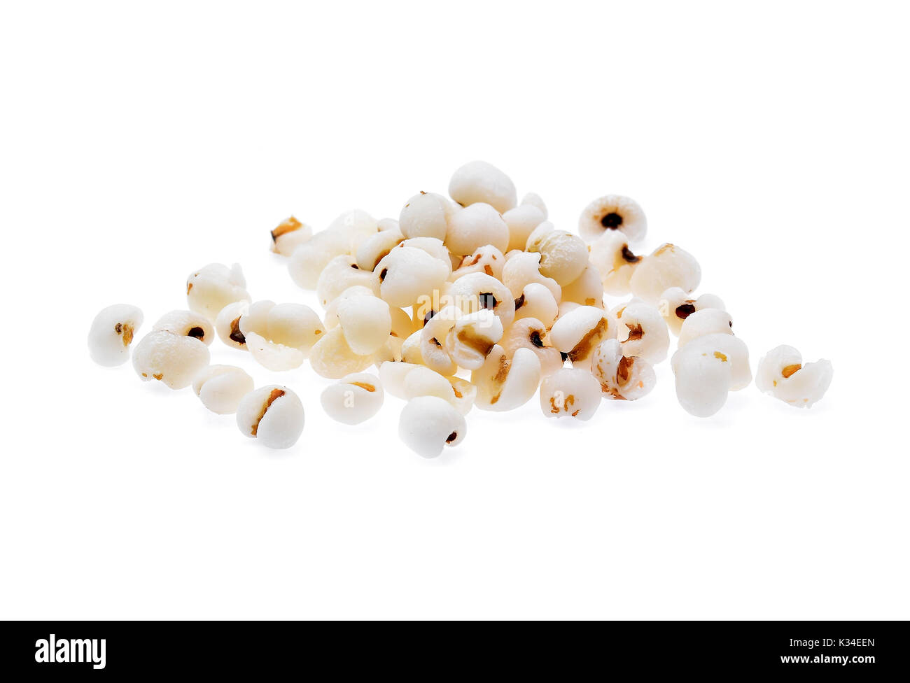 Millet grains isolated on white background Stock Photo - Alamy