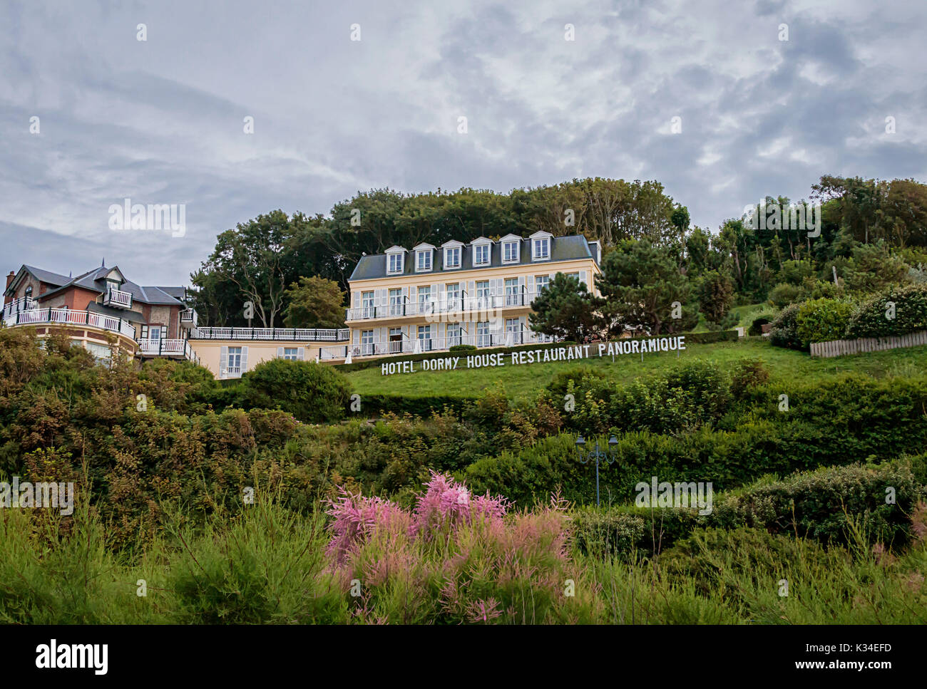 Hotel Dormy House Restaurant Panoramique On The Hillside In Etretat ...