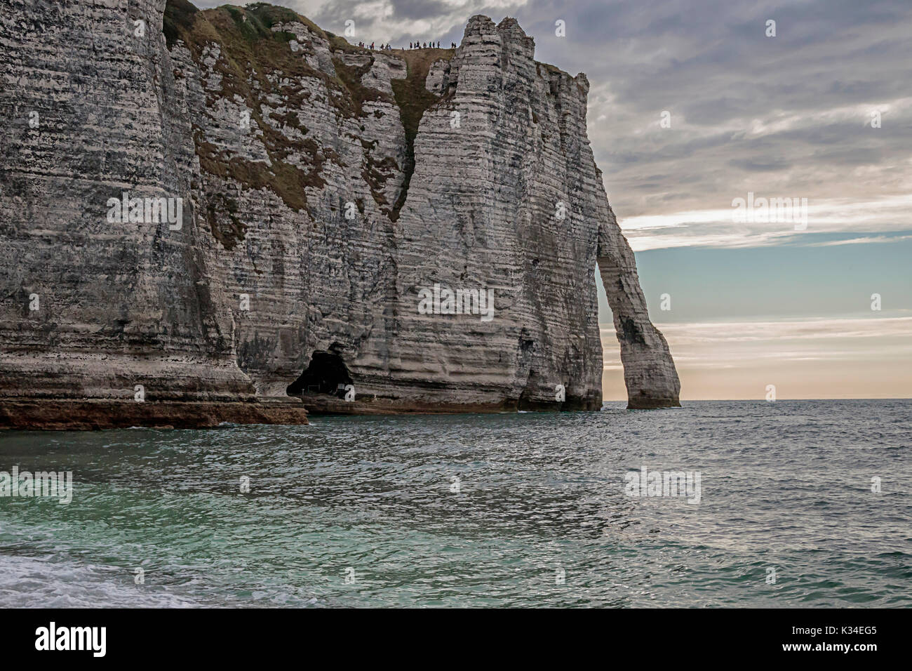 The Famous White Cliff In Etretat, France Stock Photo - Alamy