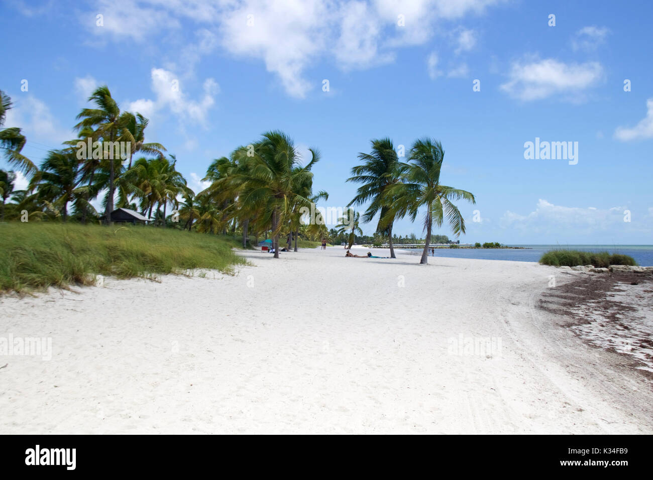 Smathers Beach in Key West, in the Florida Keys Stock Photo - Alamy