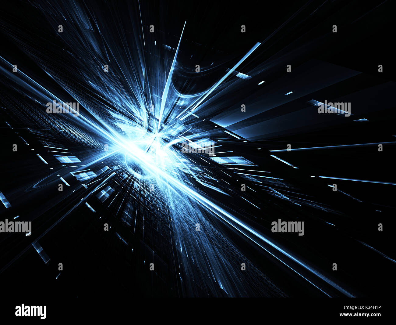 Abstract technology illustration, illustration Stock Photo - Alamy