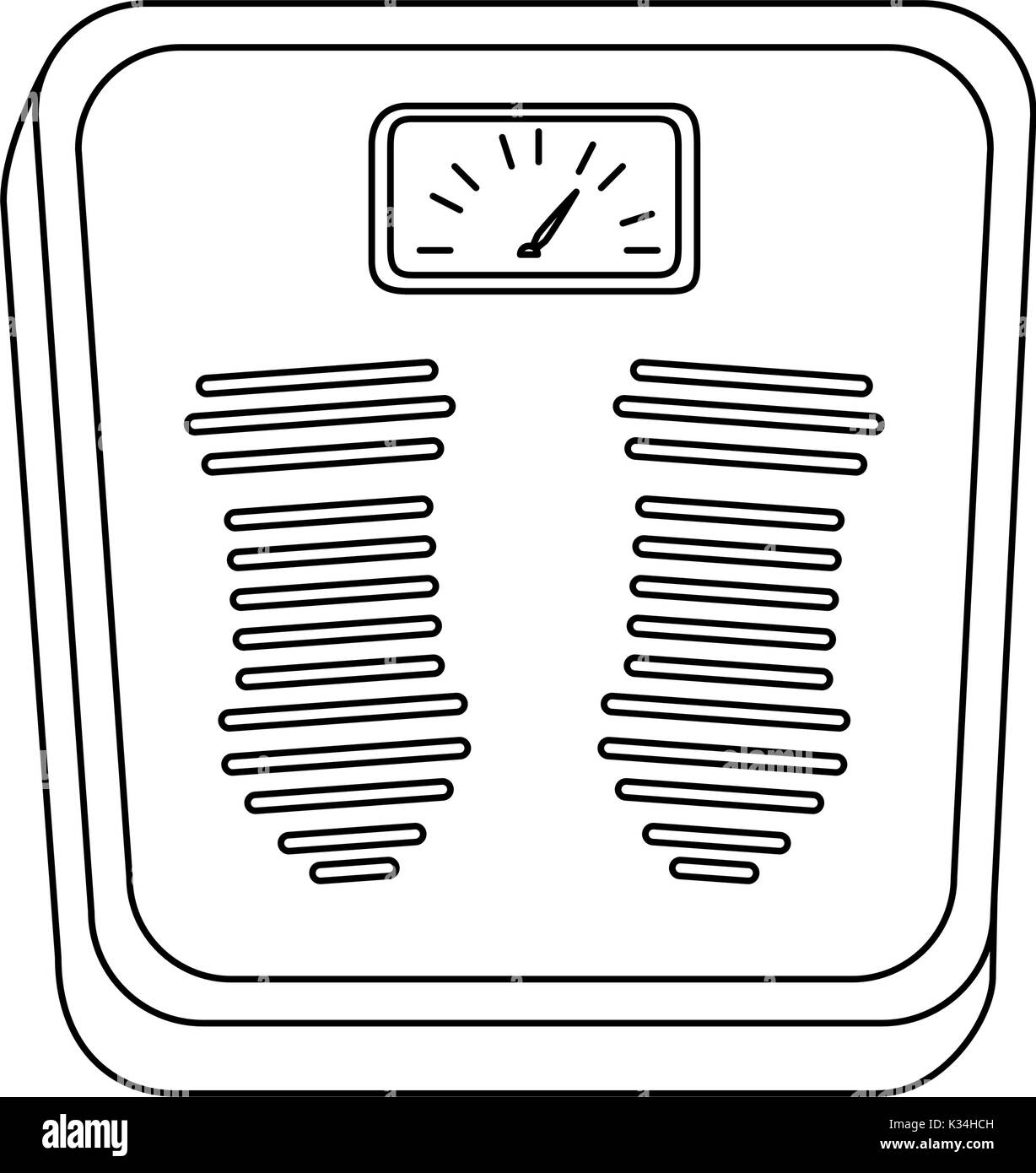 scale weight measure icon vector illustration design Stock Vector Image ...