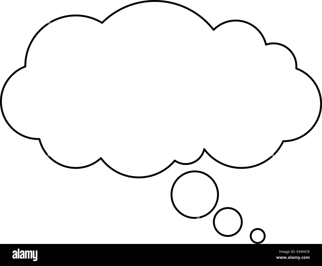 dream cloud isolated icon vector illustration design Stock Vector Image ...