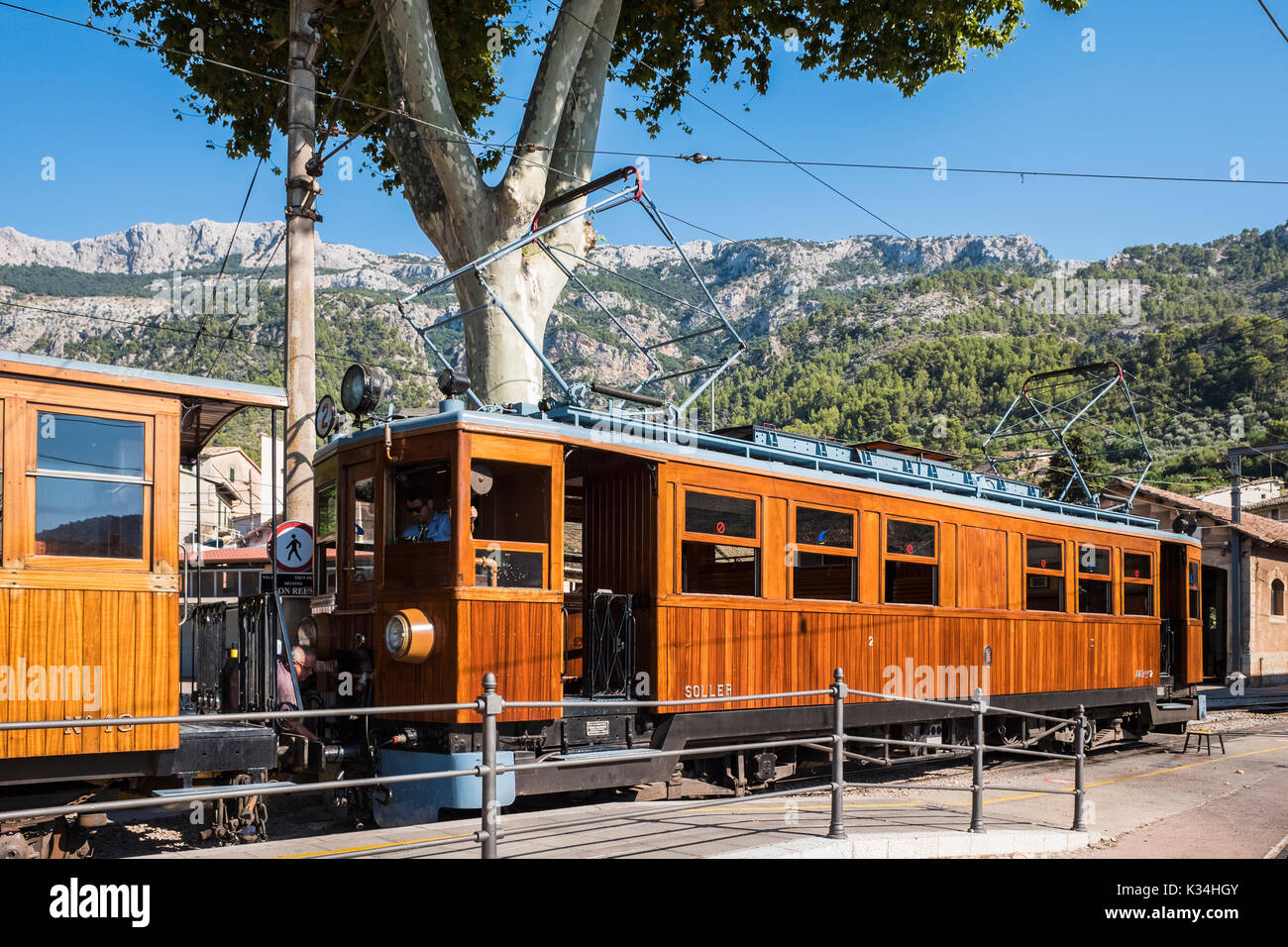 Soller Train In Mallorca Stock Photos & Soller Train In Mallorca Stock ...
