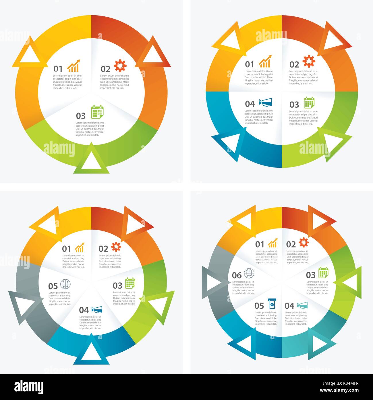 set of infographic templates Stock Vector Image & Art - Alamy