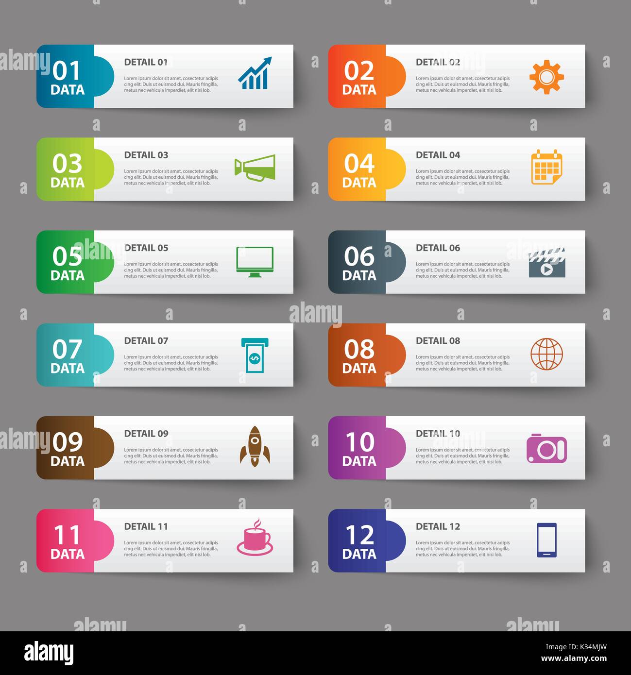set of infographic templates Stock Vector Image & Art - Alamy