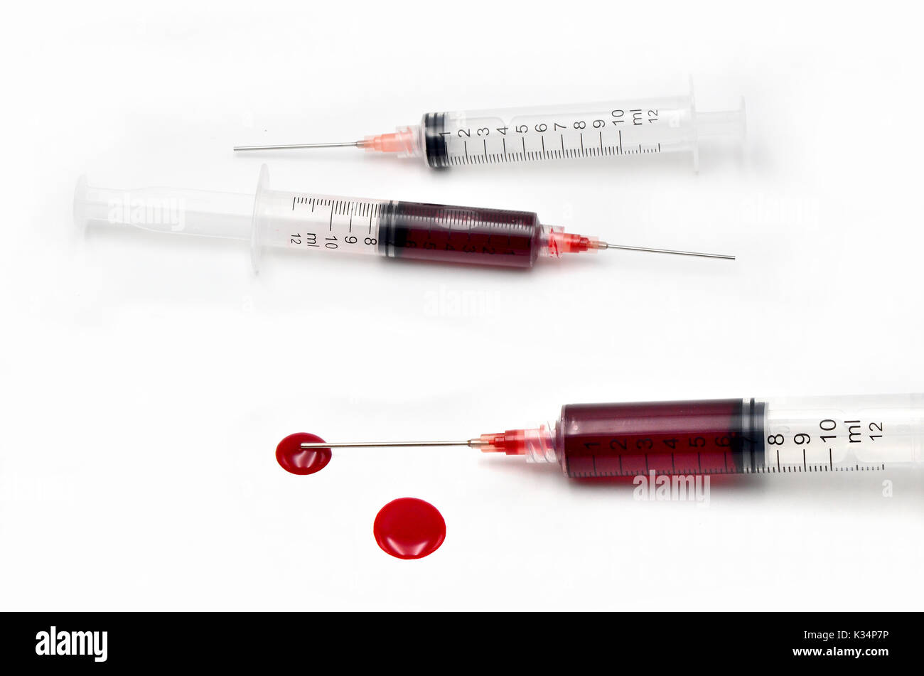 Blood donation syringe icon hi-res stock photography and images - Alamy