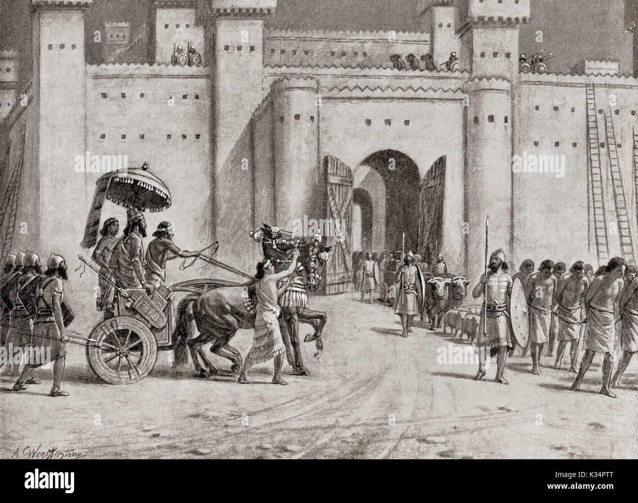 Assyrian Empire Building