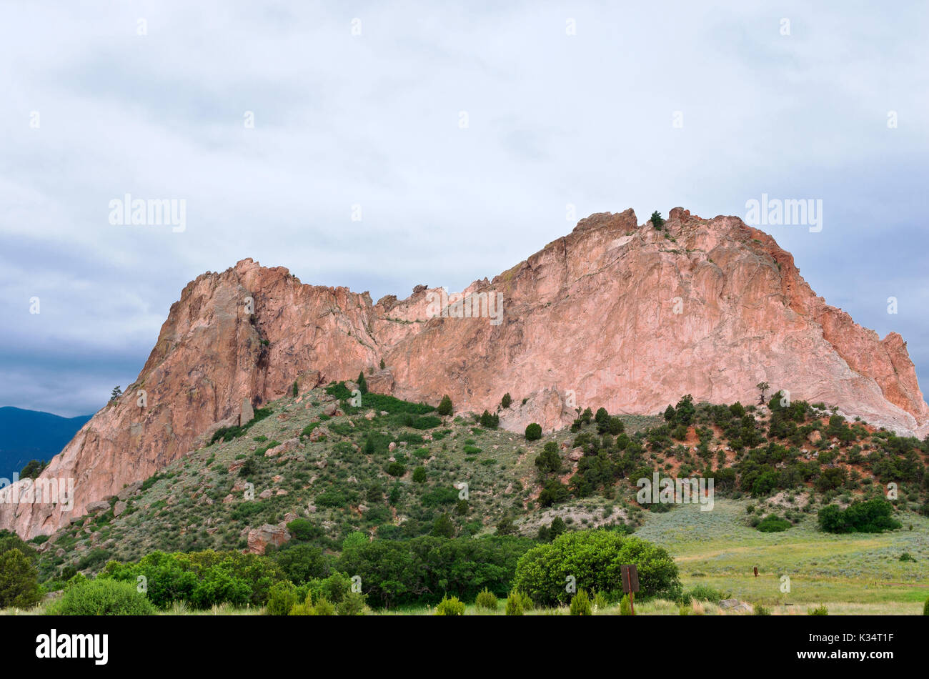 cathedral rock formation at garden of the gods national natural ...