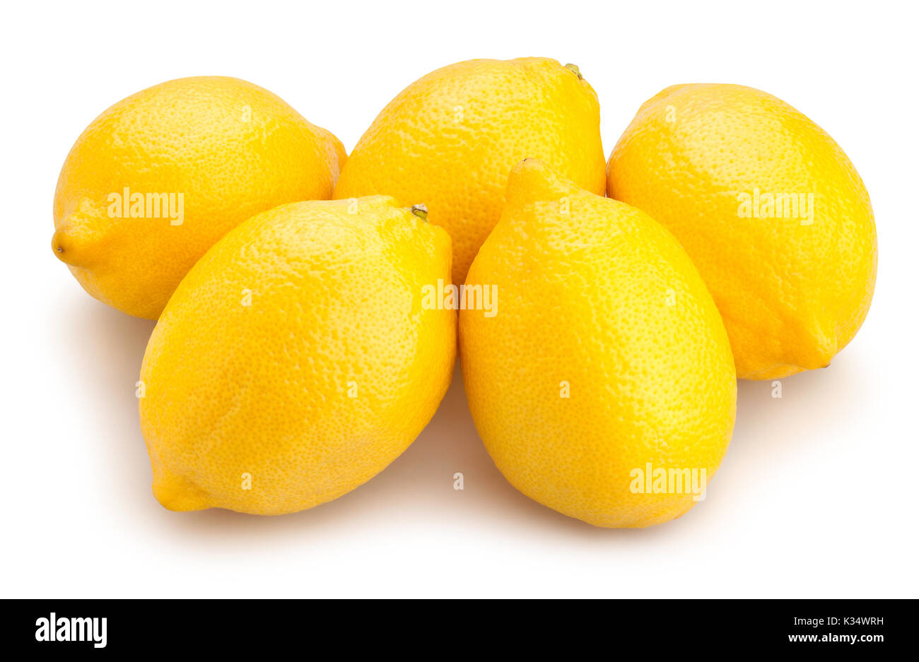 Five fresh lemons hi-res stock photography and images - Alamy