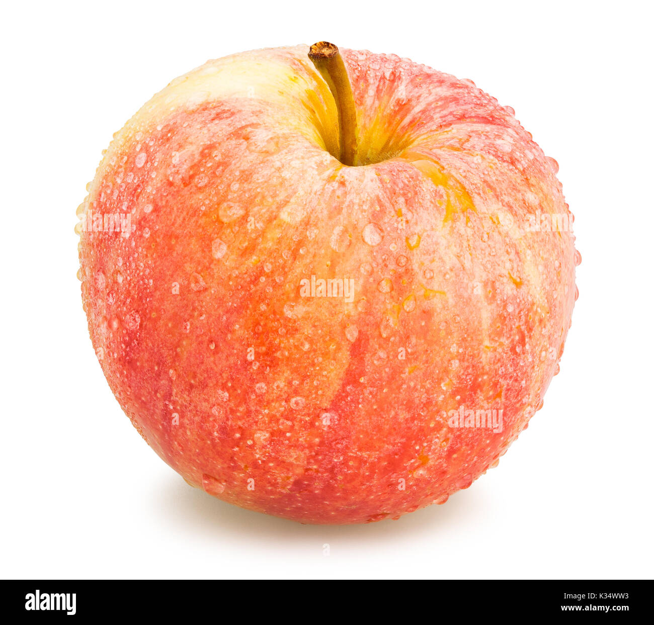 pink apples path isolated Stock Photo - Alamy