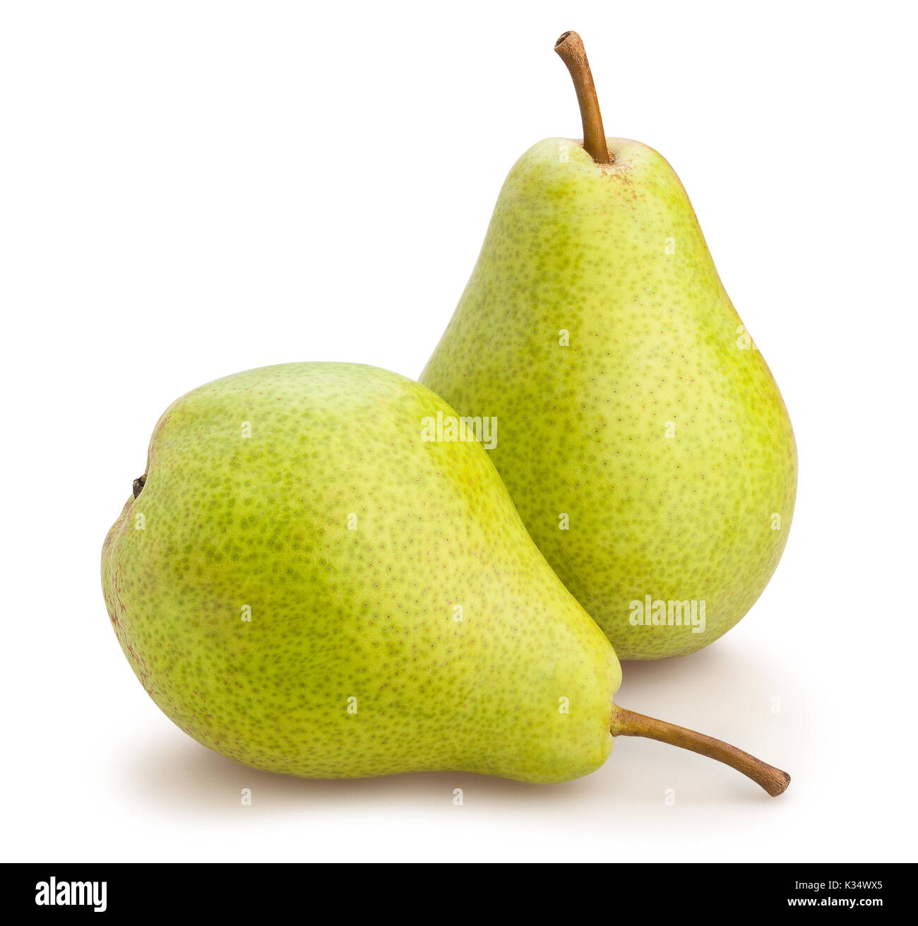 Two whole green pears hi-res stock photography and images - Alamy