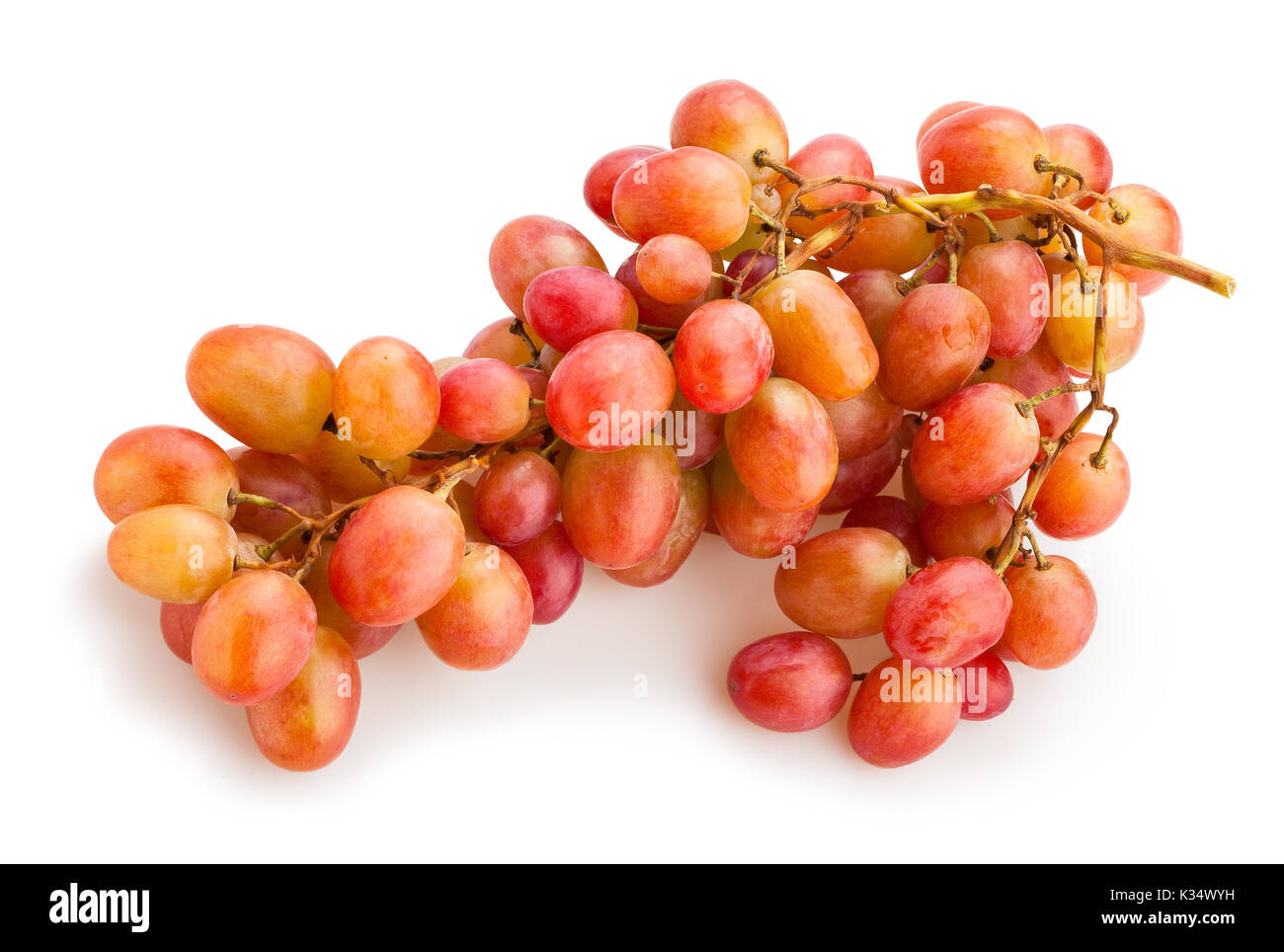 pink grapes path isolated Stock Photo - Alamy