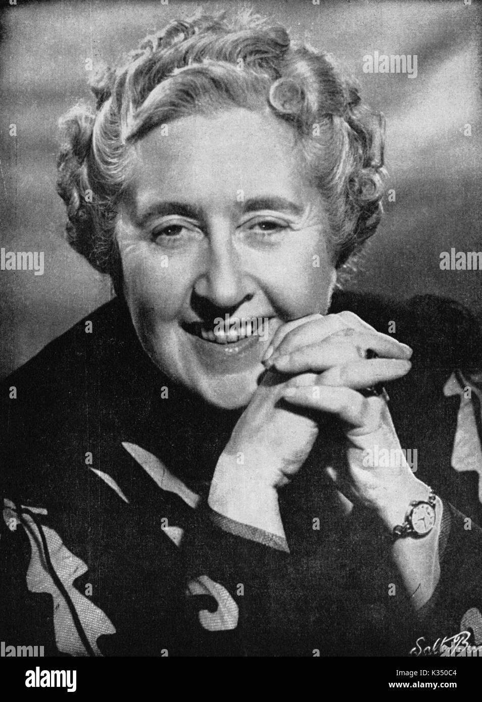 AGATHA CHRISTIE Writer Stock Photo - Alamy