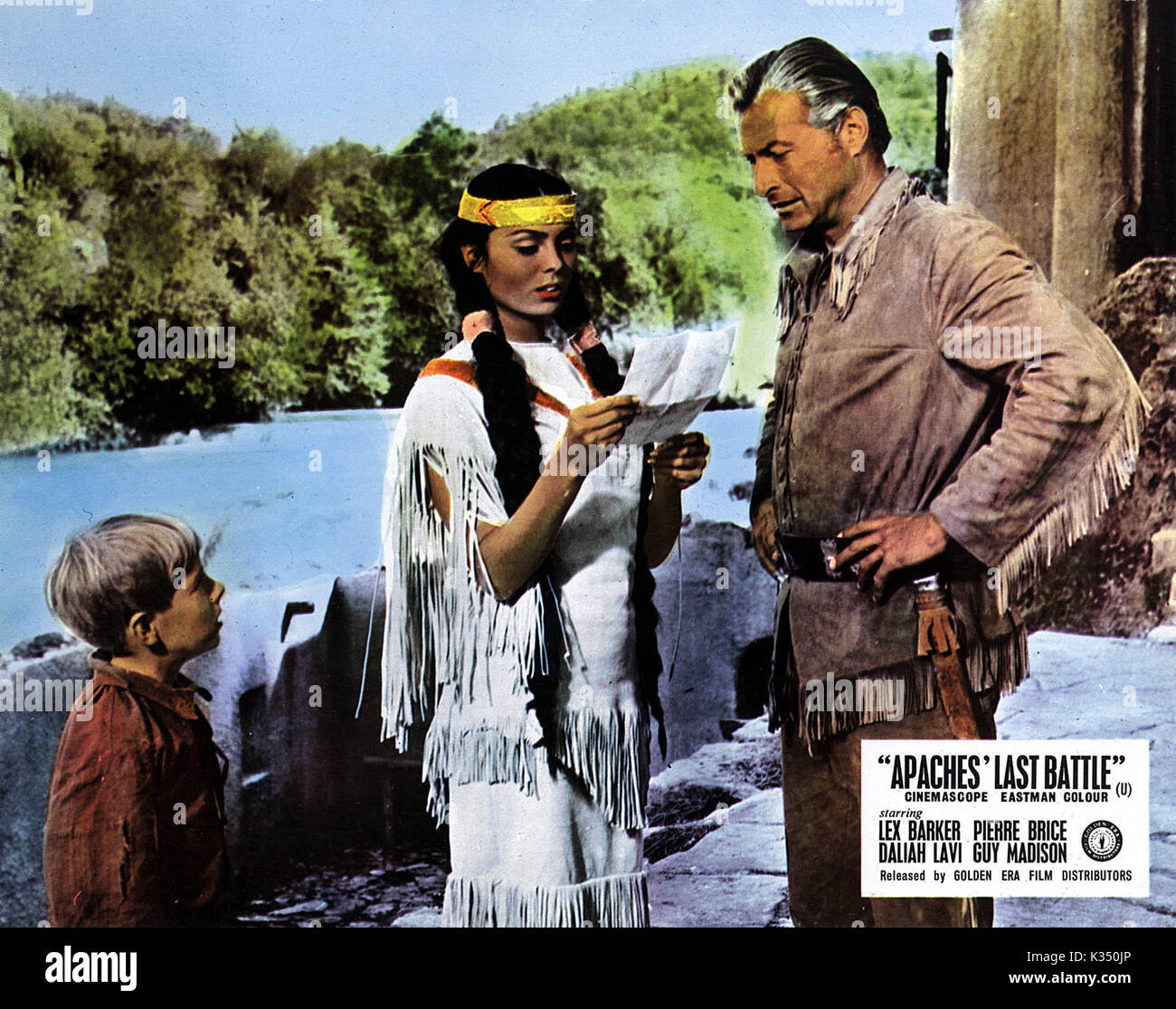 OLD SHATTERHAND DALIAH LAVI, LEX BARKER Date: 1964 Stock Photo - Alamy