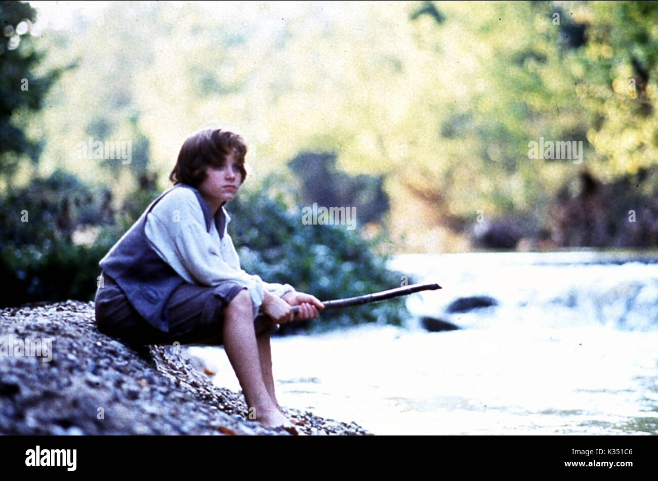 Huckleberry Finn And Jim Standing