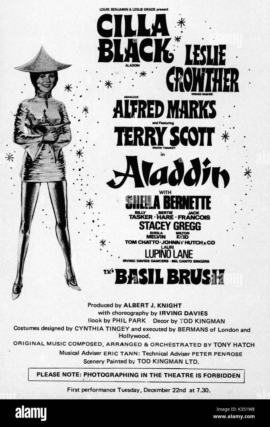 Aladdin in Black and White Stock Photos & Images - Alamy