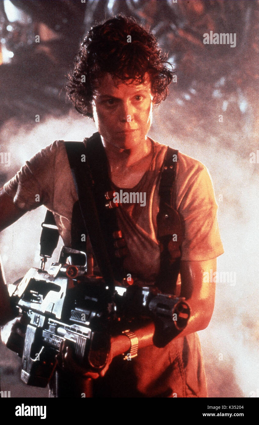 ALIENS SIGOURNEY WEAVER Date: 1986 Stock Photo - Alamy