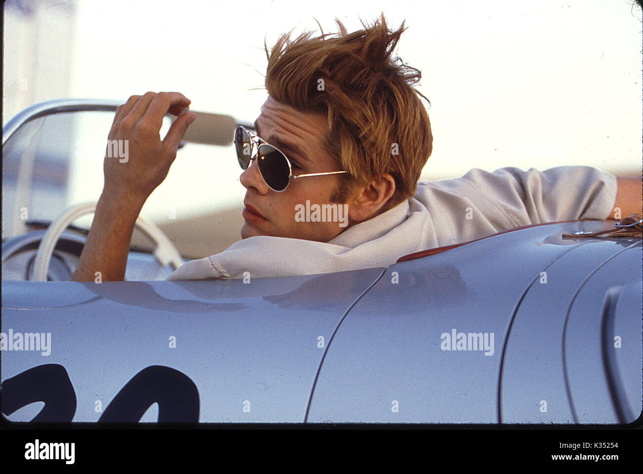 ALMOST SALINAS GLENN DUNK as JAMES DEAN in porche spider Date: 2001 Stock Photo - Alamy