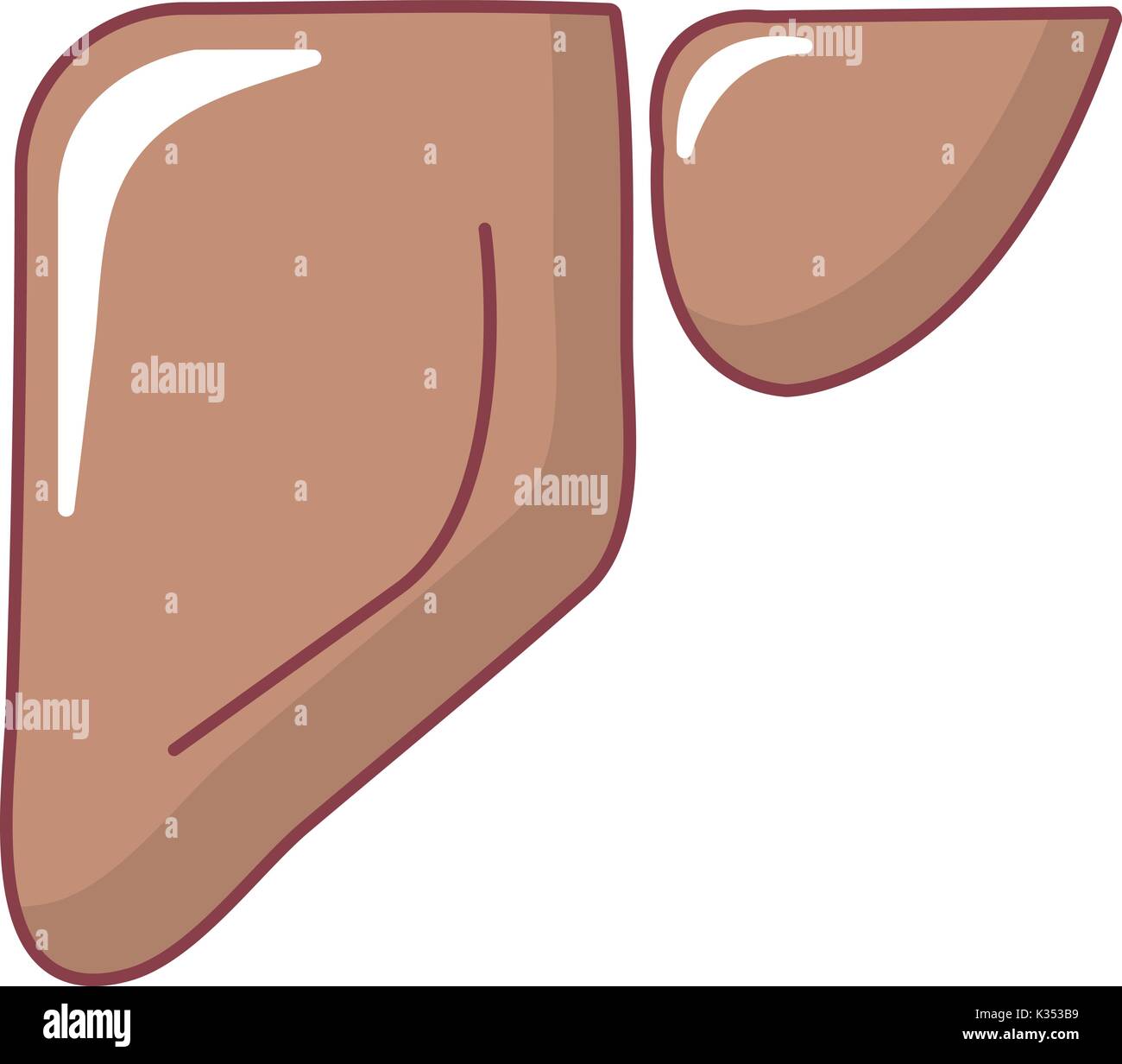 Liver child illustration Stock Vector Images - Alamy