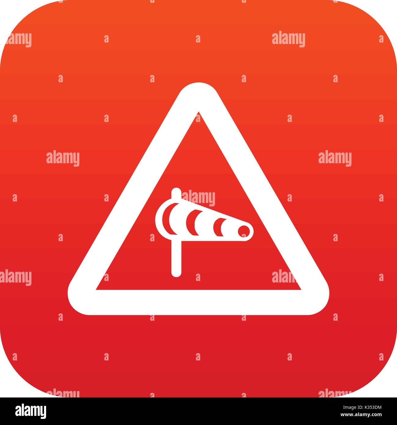 Side wind road sign warning hi-res stock photography and images - Alamy