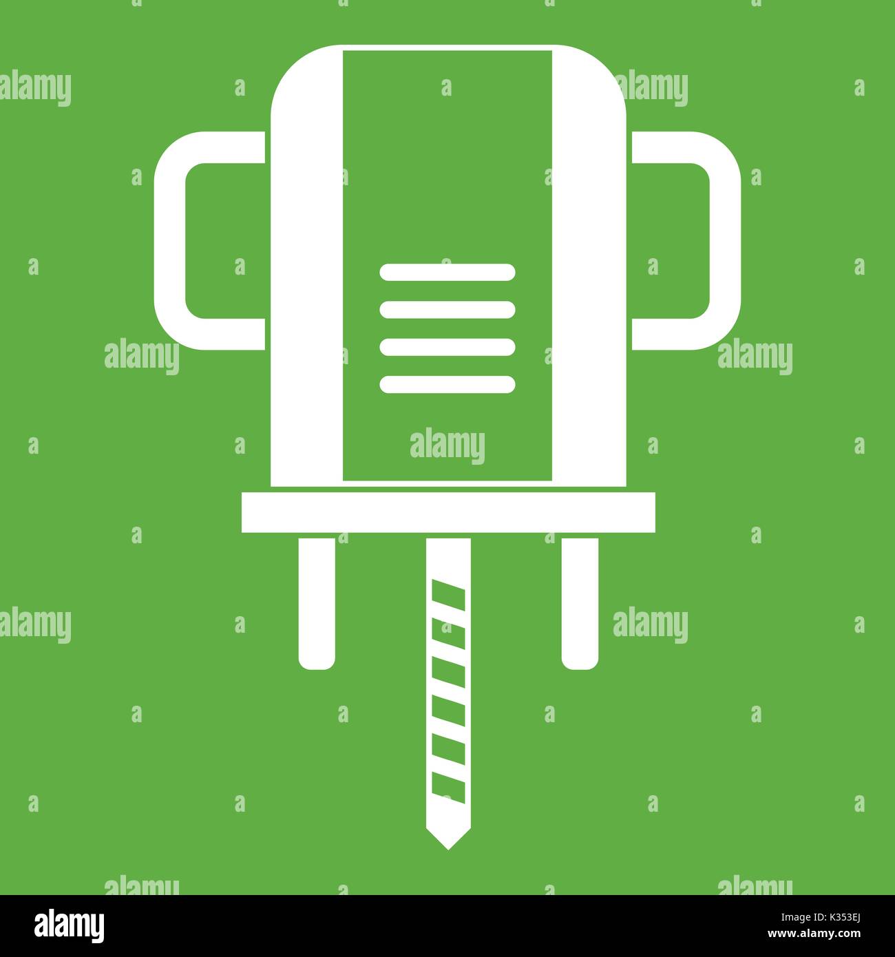 Pile boring machine Stock Vector Images - Alamy