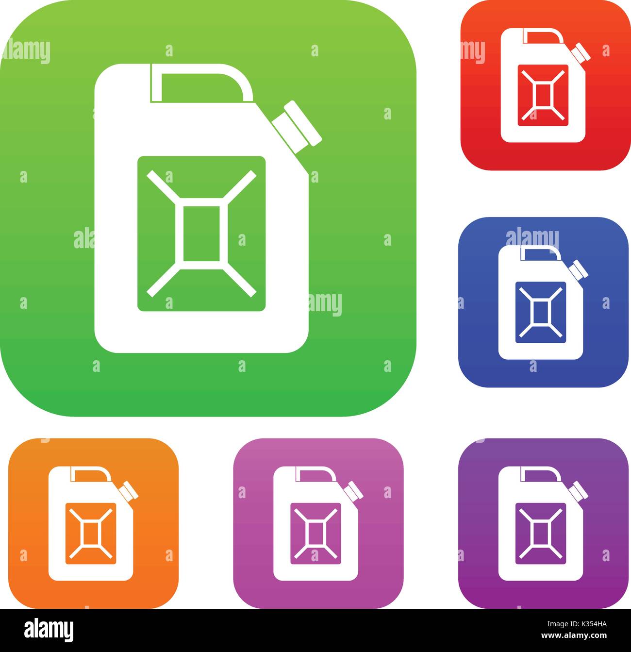 Jerrycan set collection Stock Vector Image & Art - Alamy