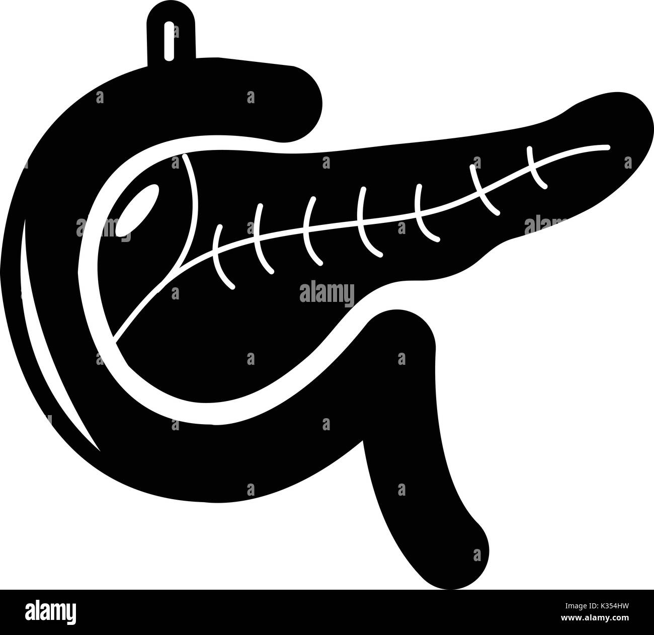 Pancreas icon , simple style Stock Vector Image & Art - Alamy