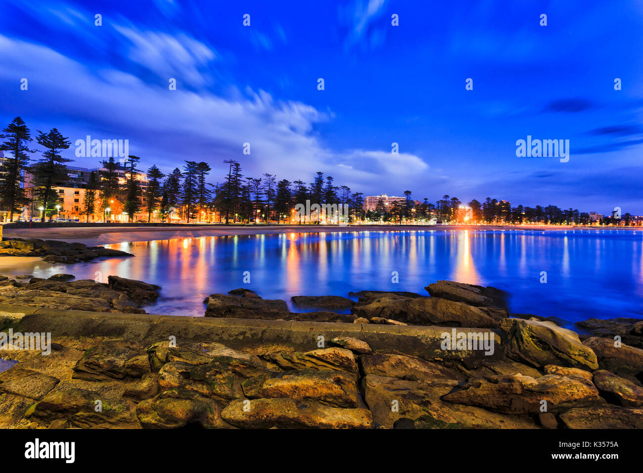 Manly beach sydney trees hi-res stock photography and images - Alamy