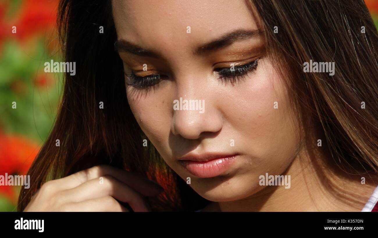 Female And Sadness Stock Photo - Alamy