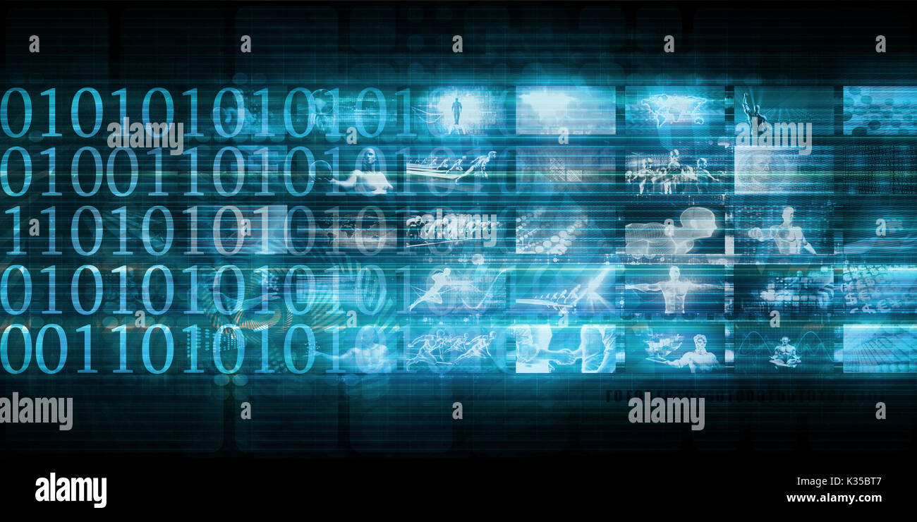 Business Data and Multimedia Technology as Concept Stock Photo - Alamy