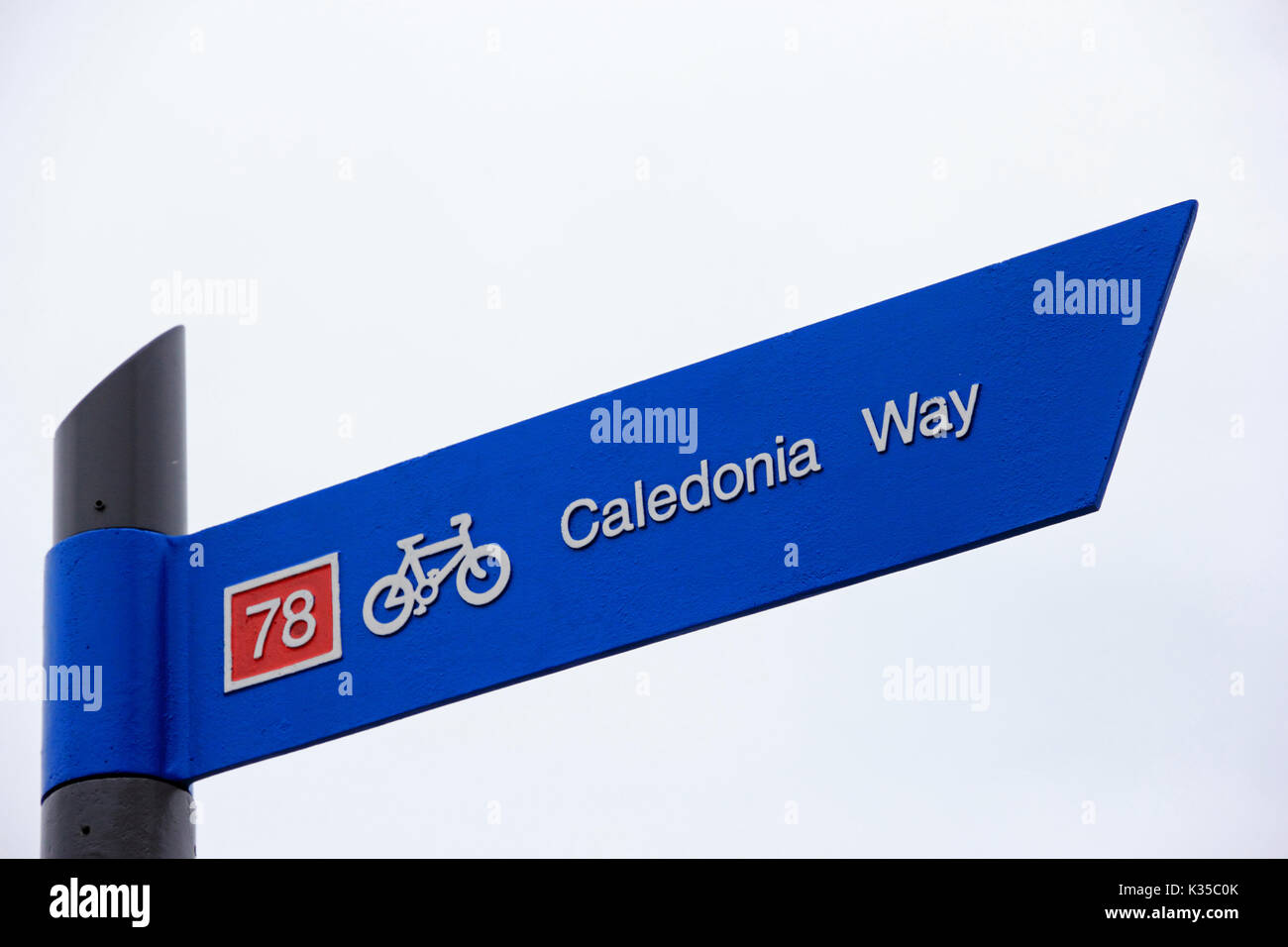 Caledonia way cycle hi-res stock photography and images - Alamy