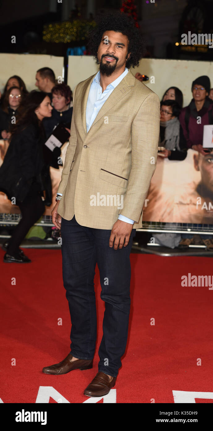 Photo Must Be Credited ©Alpha Press 079965 28/11/2016 David Haye I Am ...