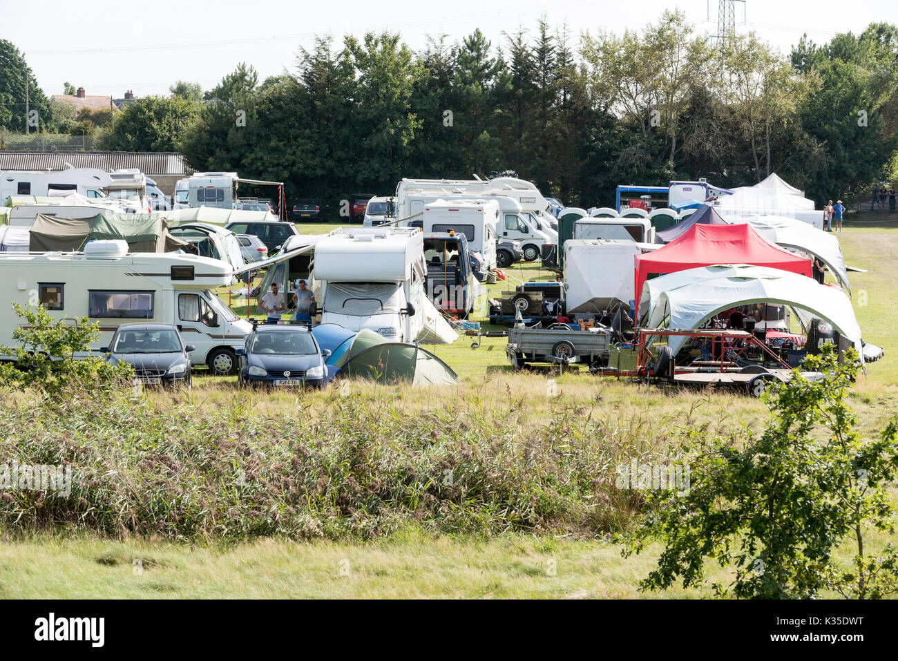 Temporary campsite for caravans,tents and motorhomes in southern ...