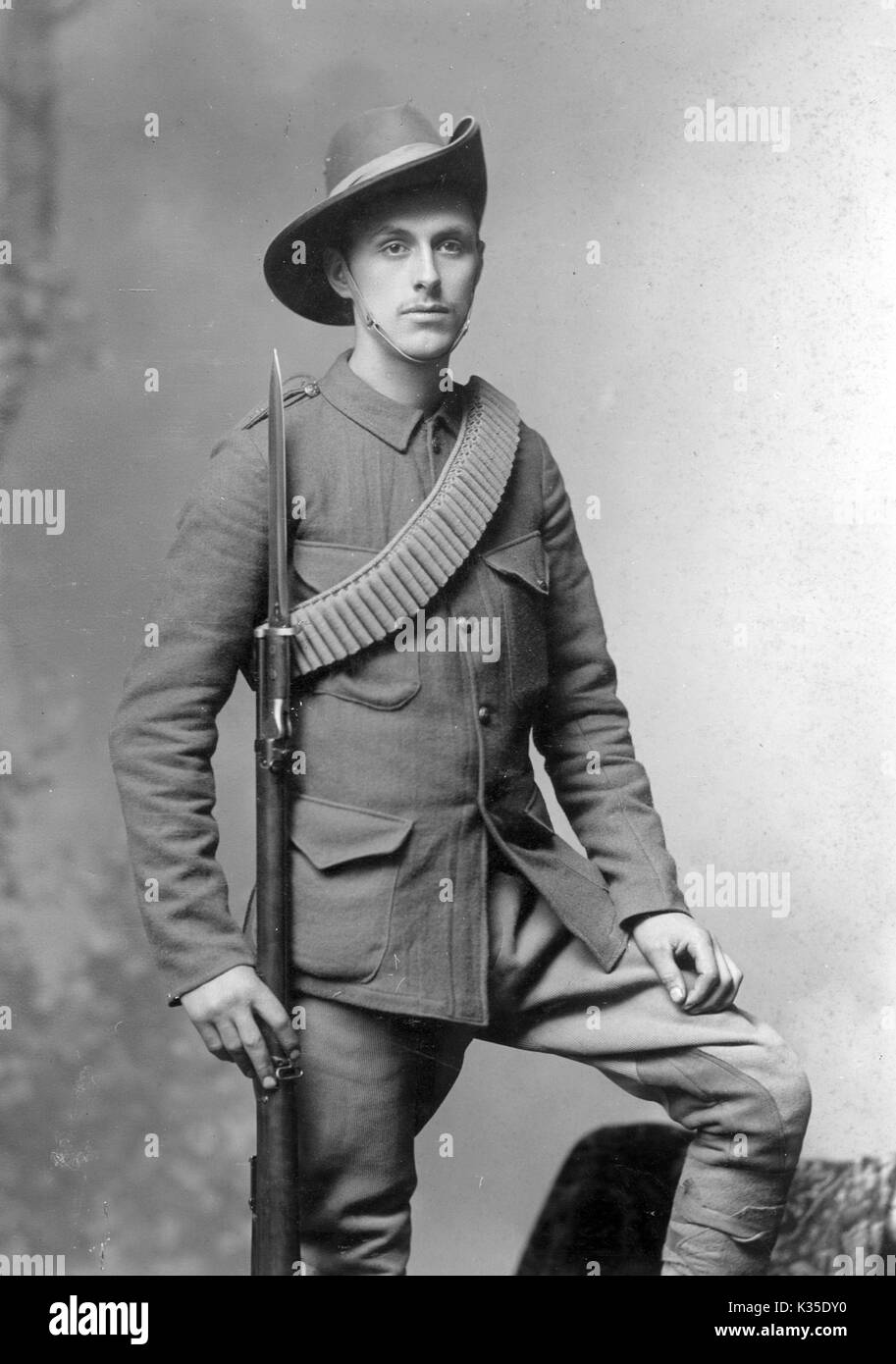 Boer War British soldier Stock Photo - Alamy