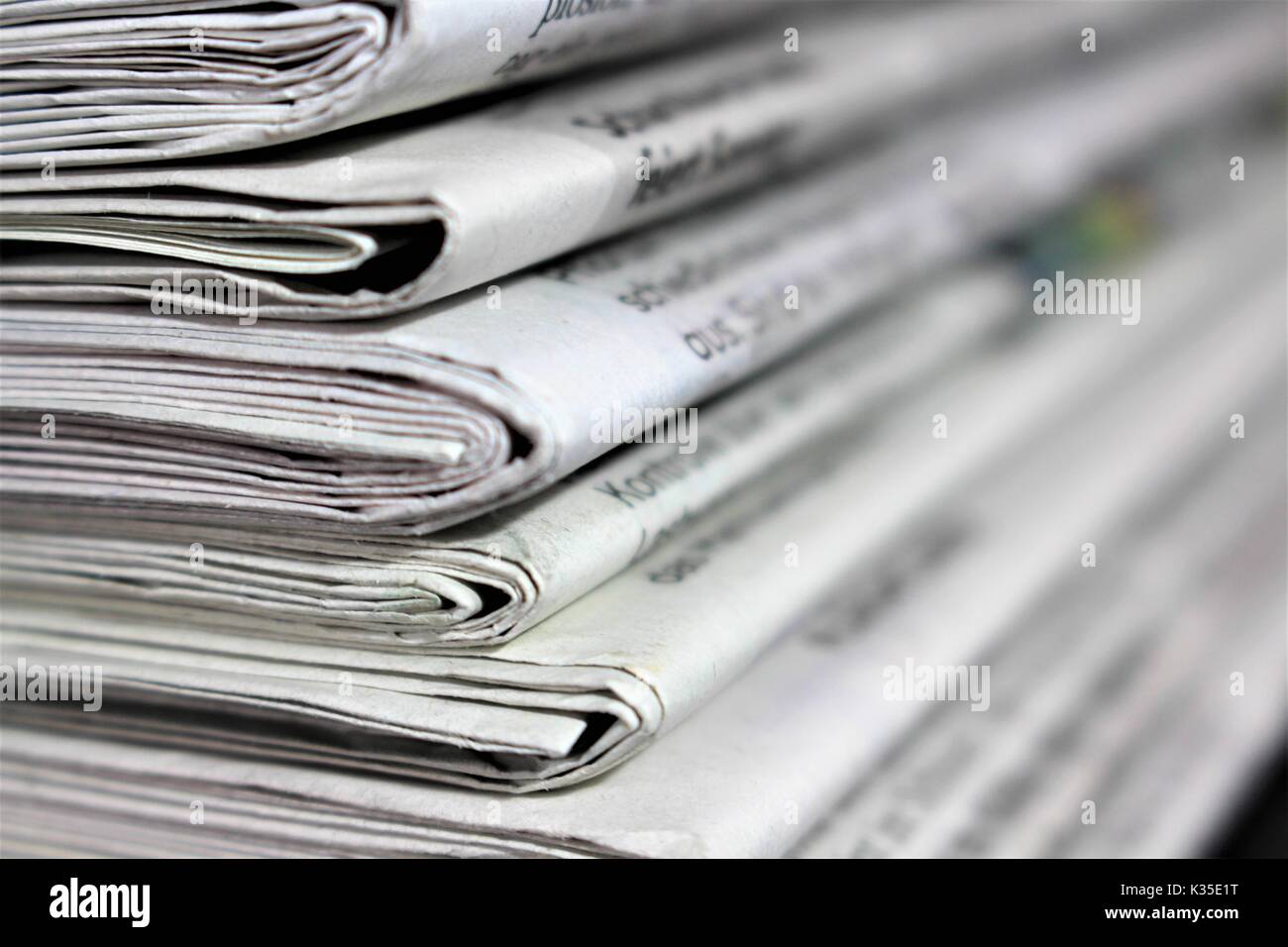An Image of a newspaper Stock Photo - Alamy