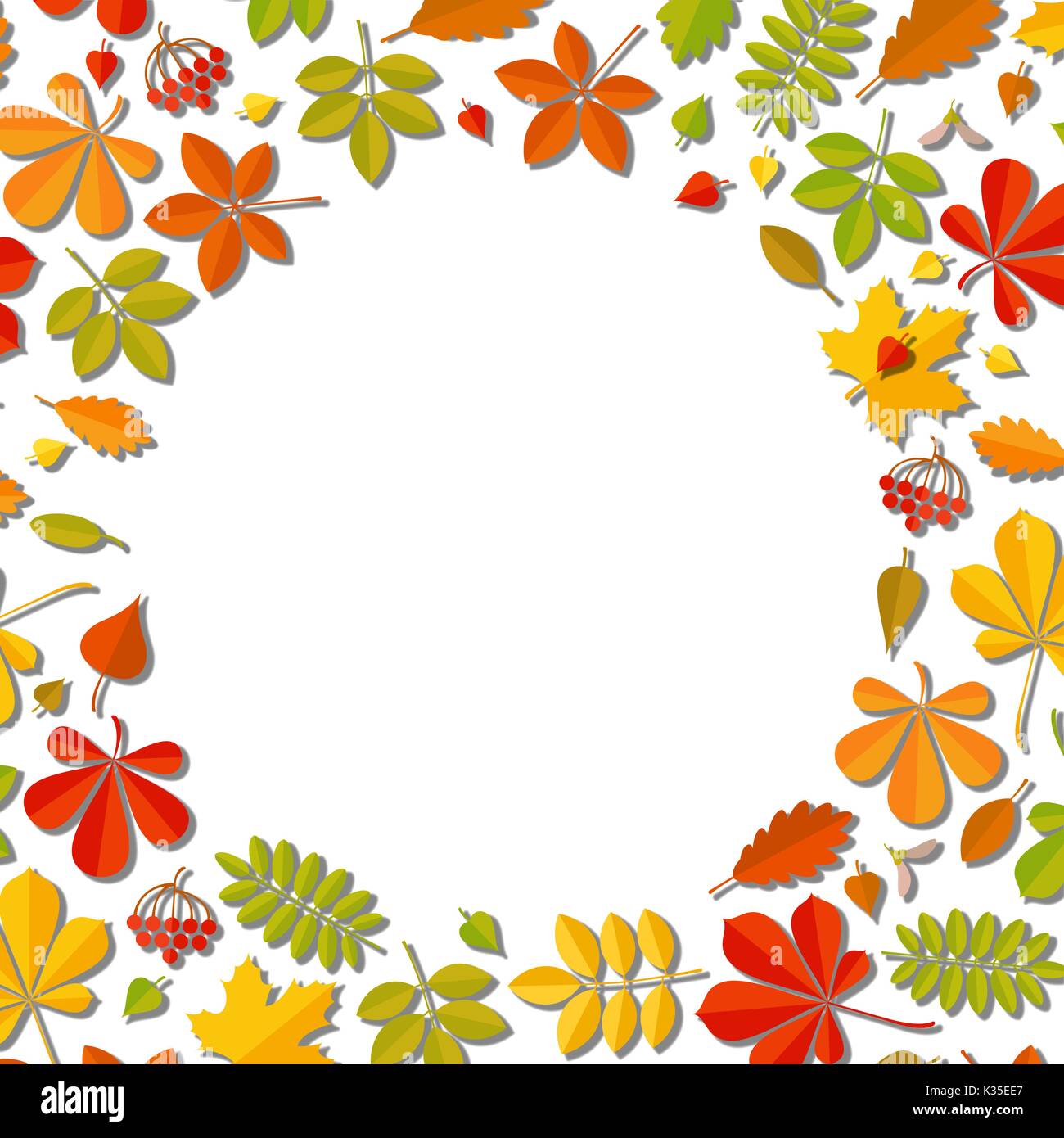 Autumn falling leaf isolated on white background Stock Vector Image ... Autumn falling leaf isolated on white background Stock Vector Image ...