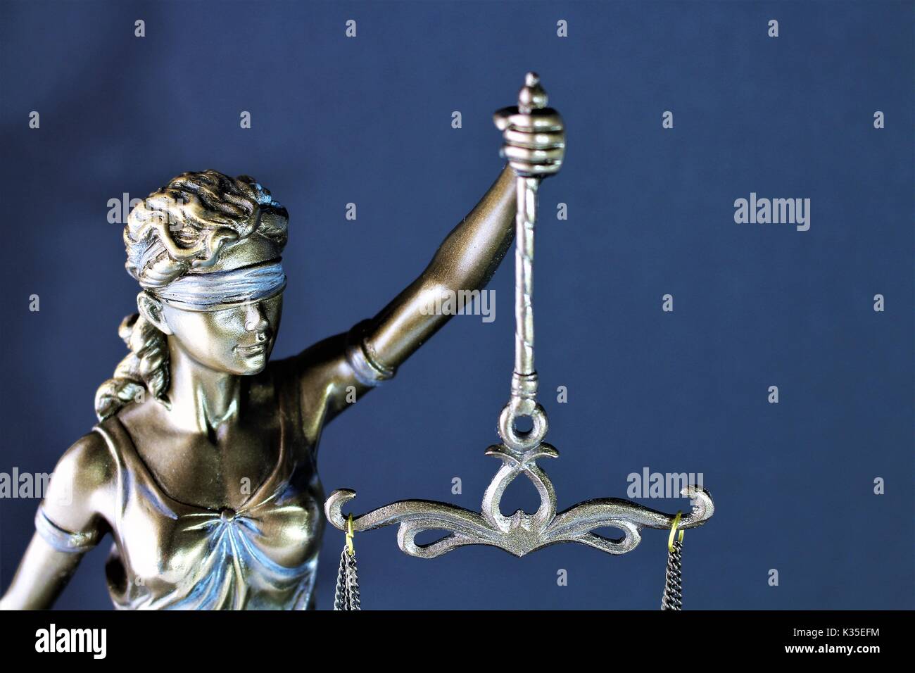 An Image of justice - justitia Stock Photo - Alamy