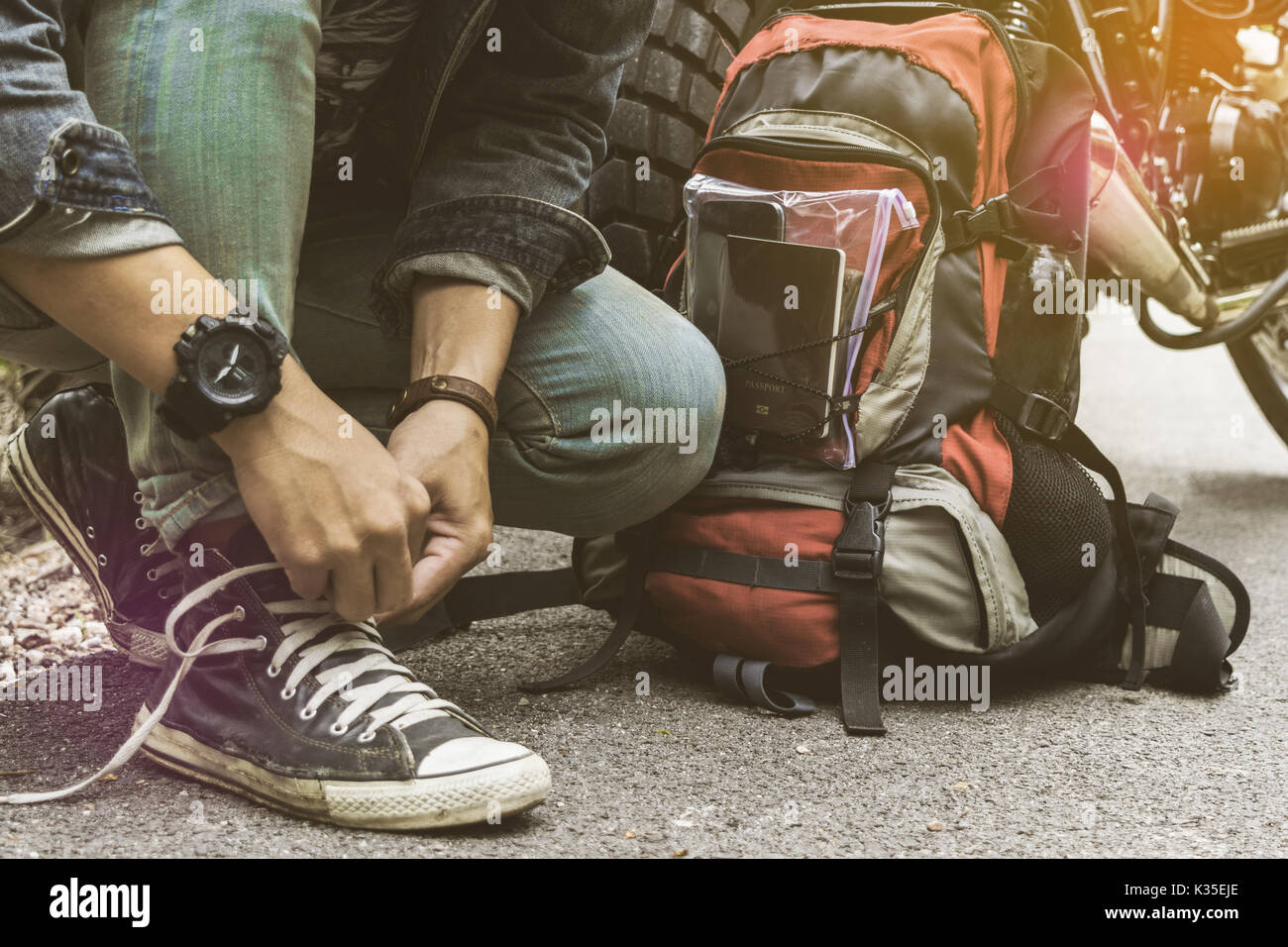 Man who bag drive hi-res stock photography and images - Alamy