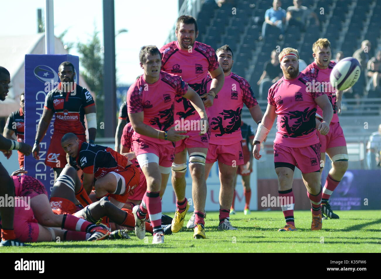 Rugby: LOU vs London Welsh, Lyon, France Stock Photo - Alamy