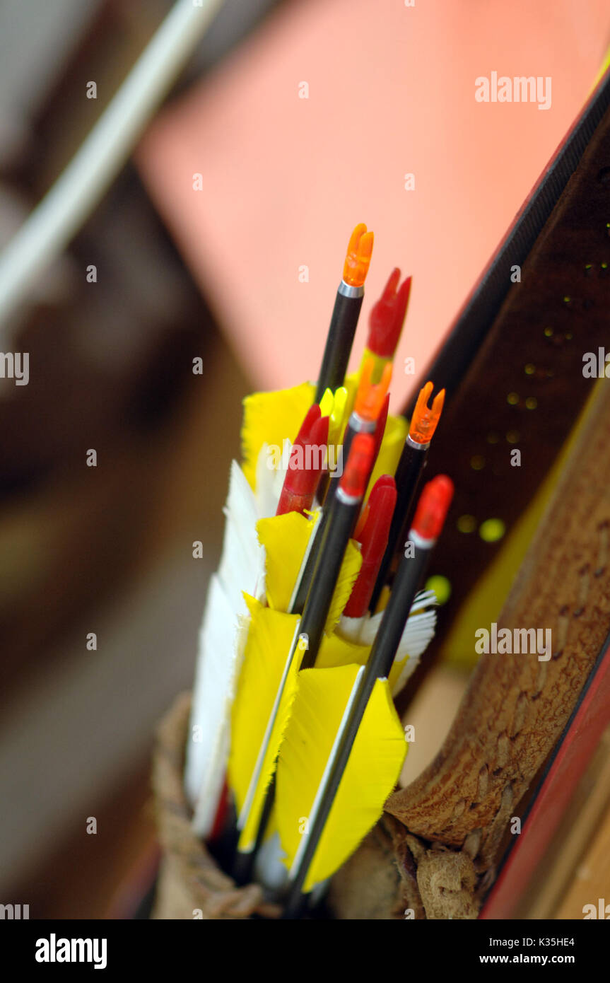 arrow and bow Stock Photo - Alamy