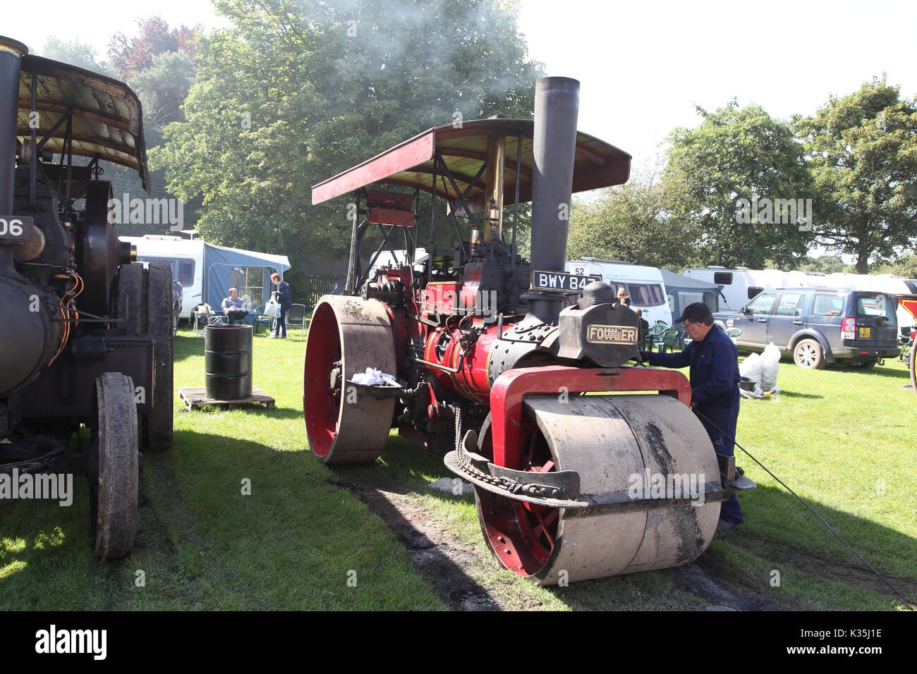 Classic old vintage steam roller engine hi-res stock photography and ...