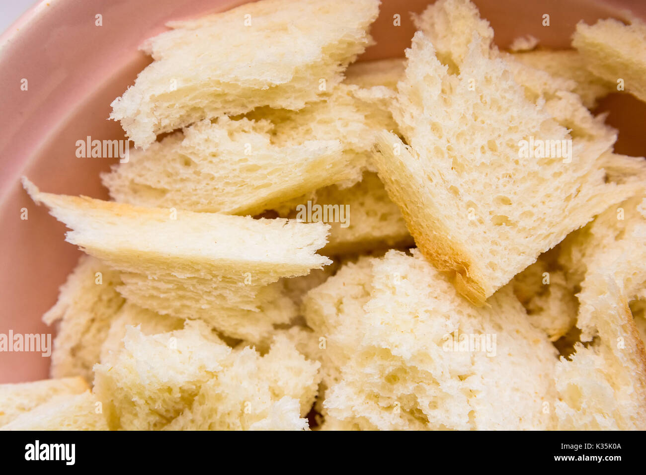 White bread crumb in glass bowl for cooking cutlets Stock Photo - Alamy