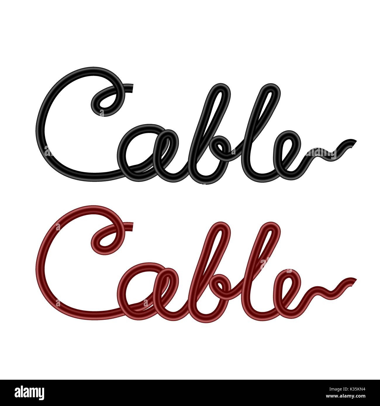 Lan Cables Stock Vector Images Alamy