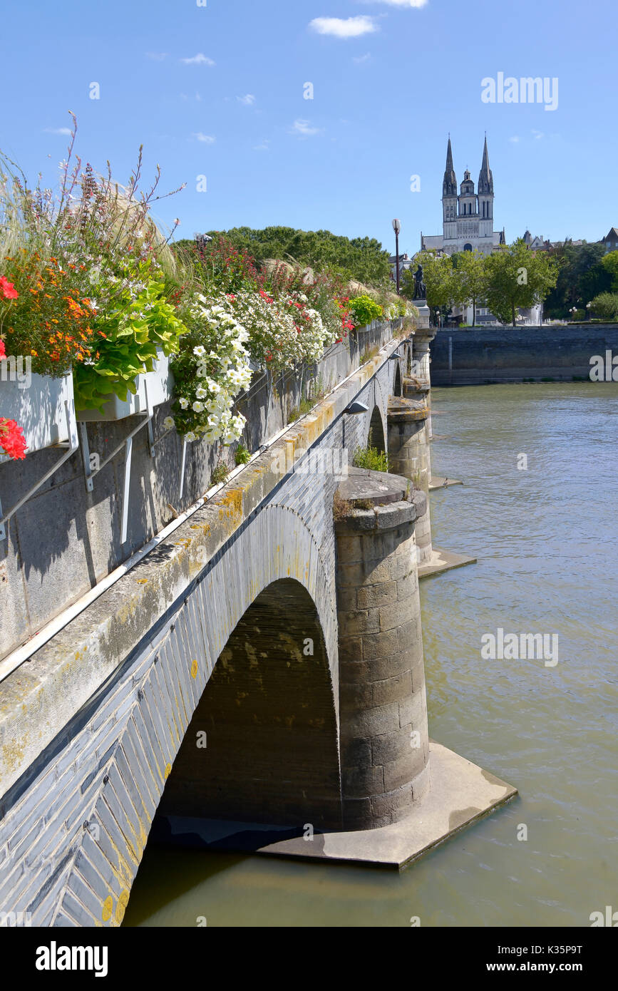 Angers bridge hi-res stock photography and images - Alamy