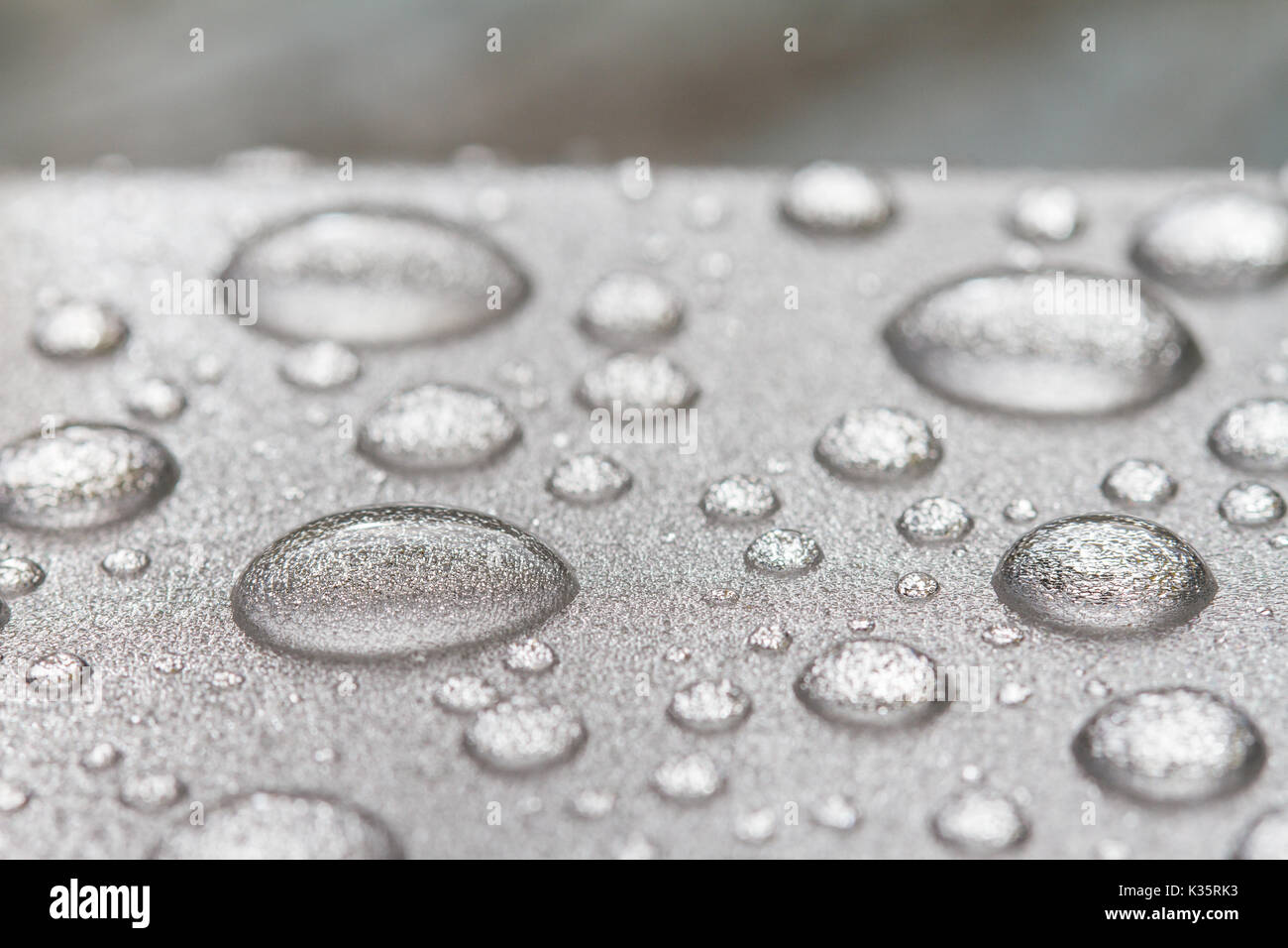 water droplets on white background, used for background Stock Photo - Alamy