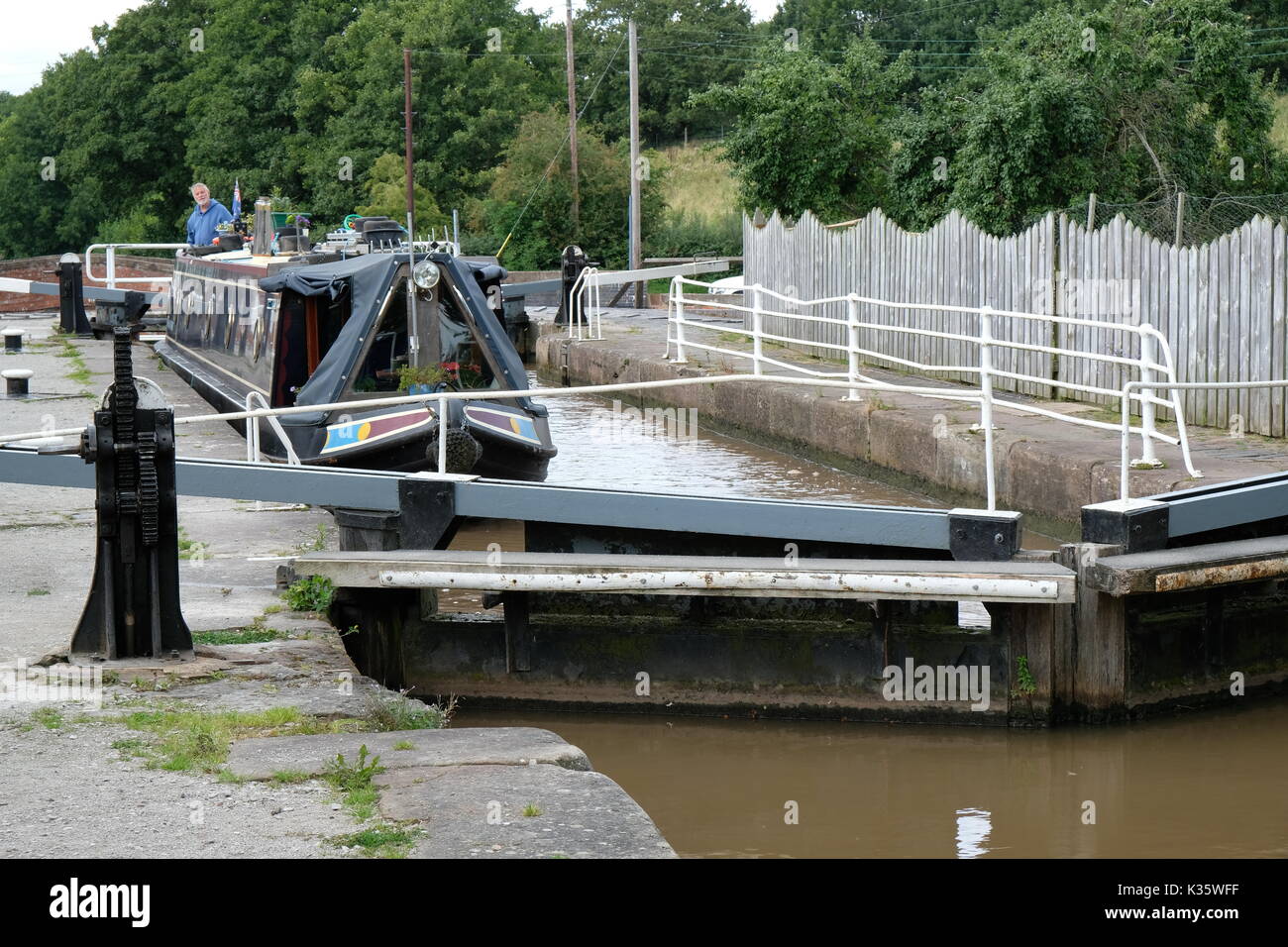 Bunbury, Cheshire, England, Shropshire Union Canal, Stair Case Locks ...