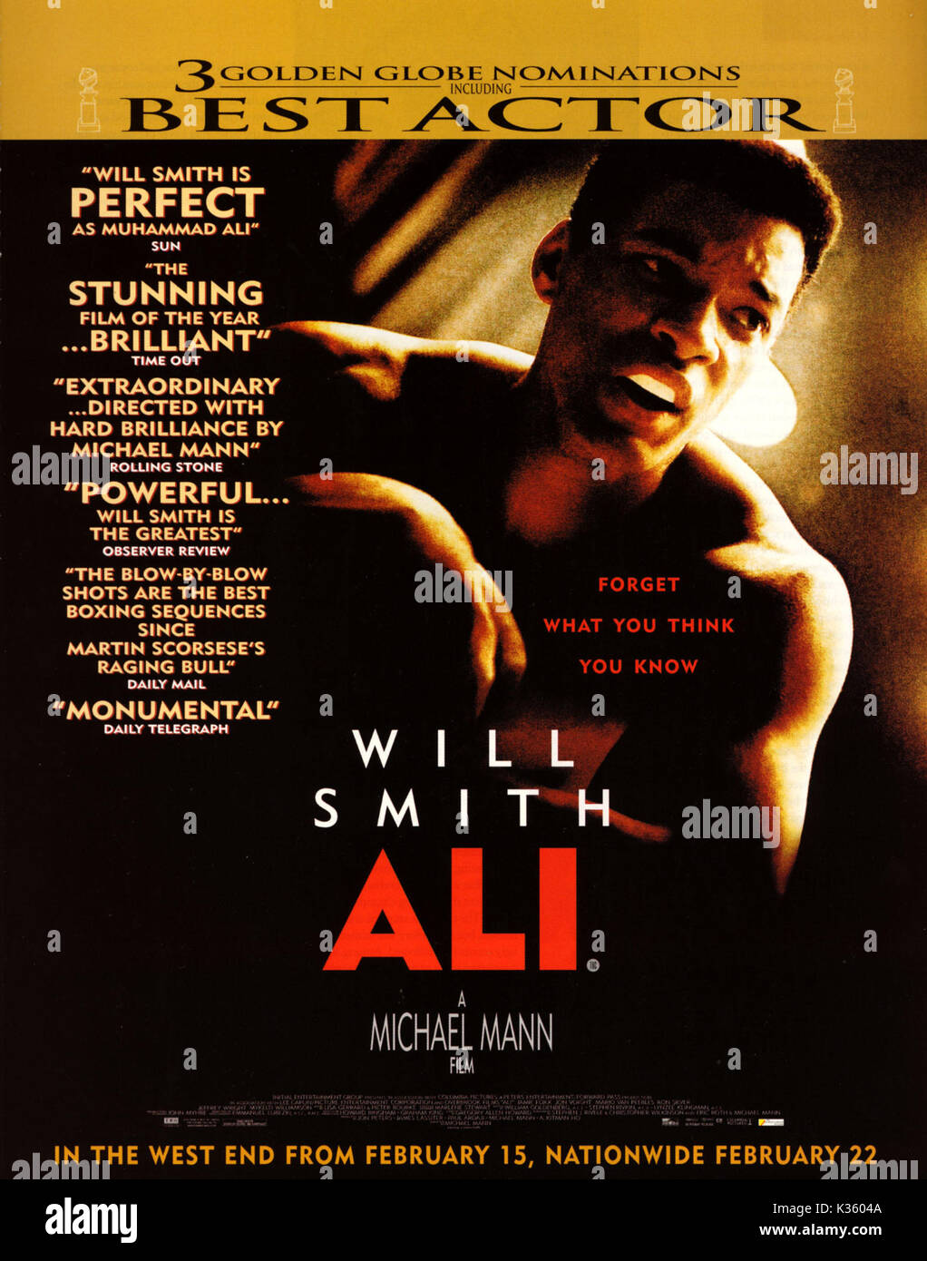 ALI WILL SMITH as Muhammad Ali Date: 2001 Stock Photo - Alamy